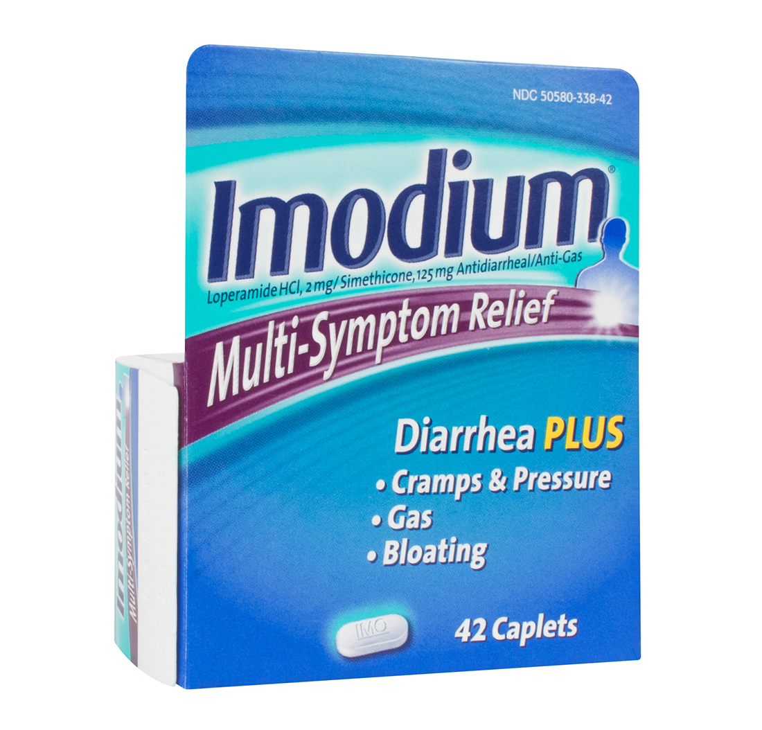 Imodium Antidiarreico 2mg Clorhidrato Loperamida Simeticona